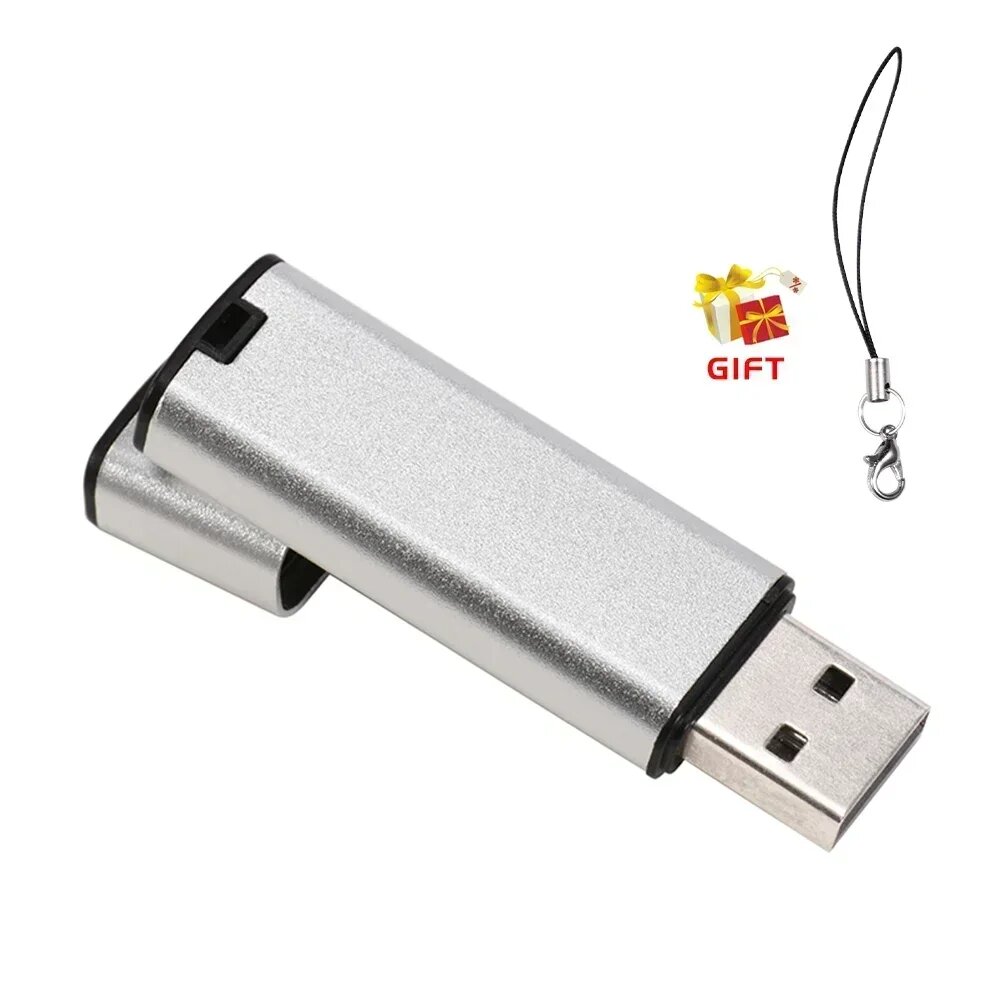 JASTER USB флешка 64 ГБ, брелок 8 ГБ, Белый, White