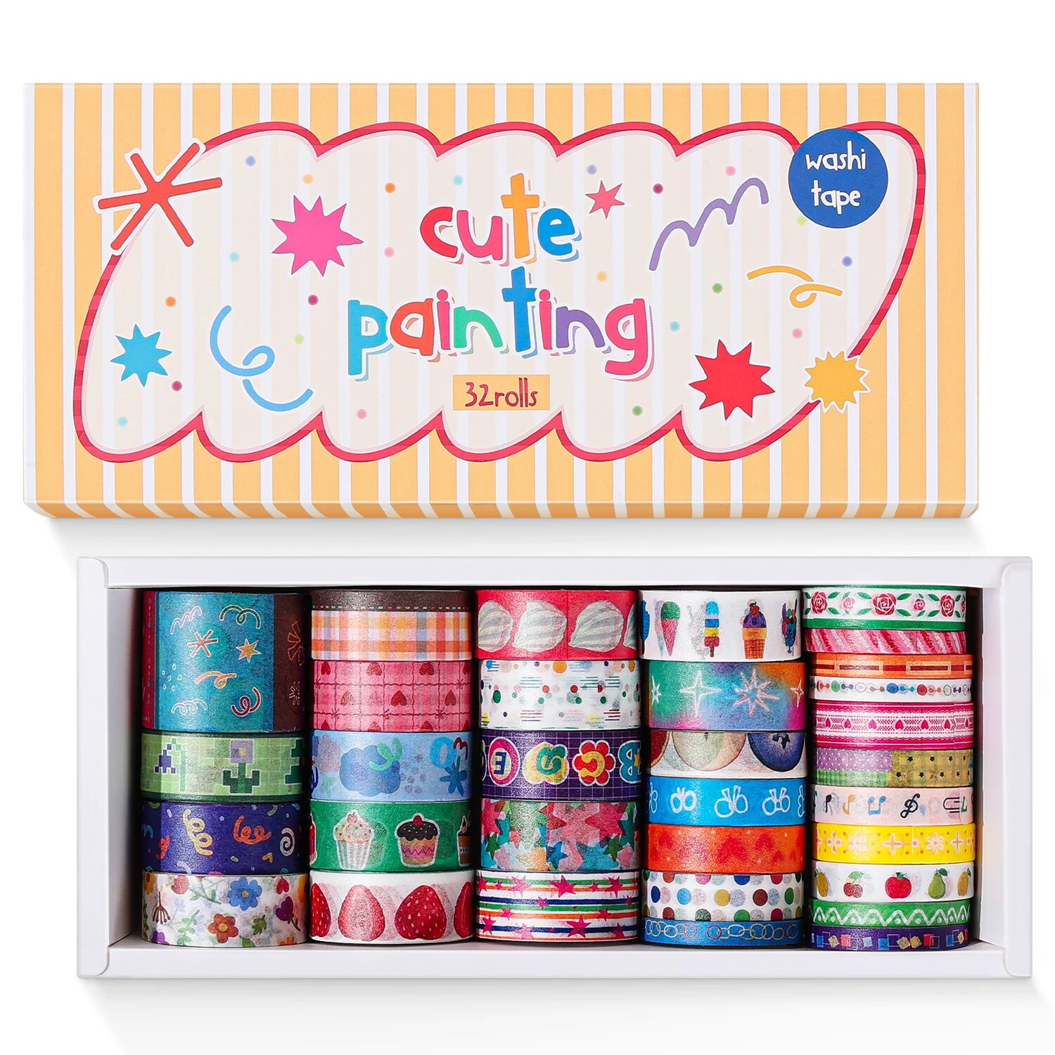 Набор декоративных лент Washi Tape