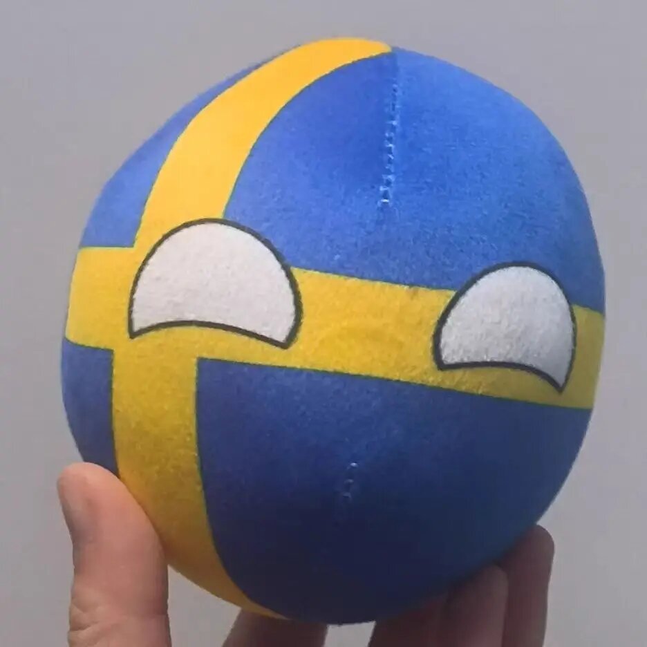 Плюшевые игрушки Countryball: Польша, Бангладеш, Ирландия, Англия, Шотландия, Пуэрто-Рико, Sweden