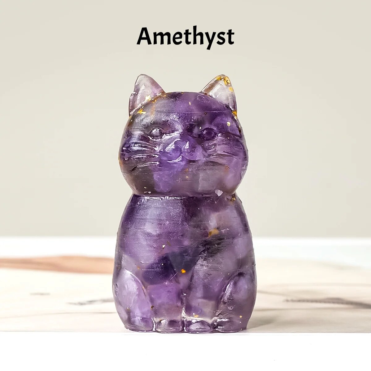Фигурка кошки из хрусталя Runyangshi