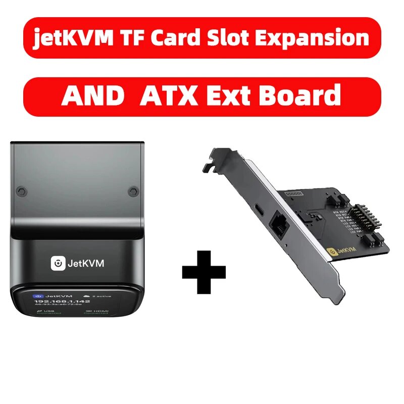 JetKVM TF Card Slot Expansion AND ATX Ext Board