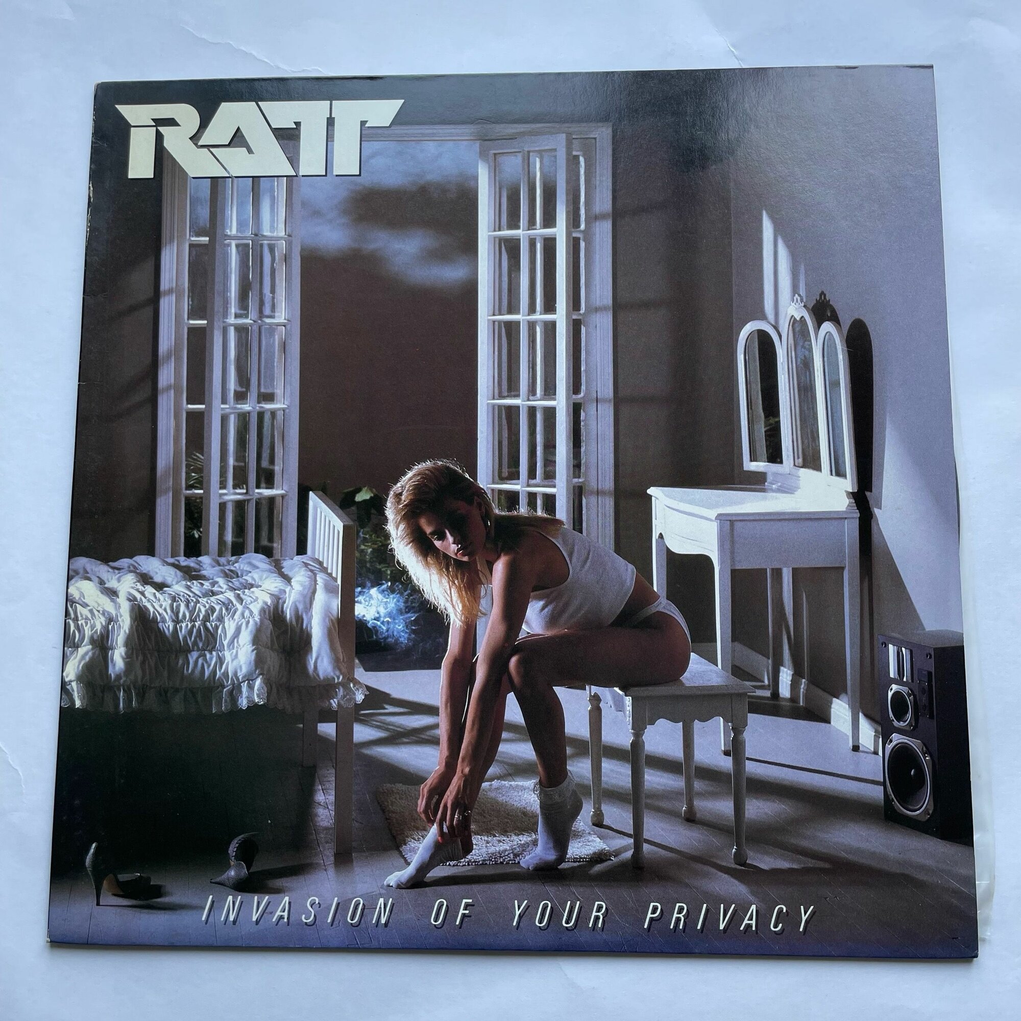 Винтажная виниловая пластинка LP Ratt Invasion Of Your Privacy (Япония 1985) (Без Оби)