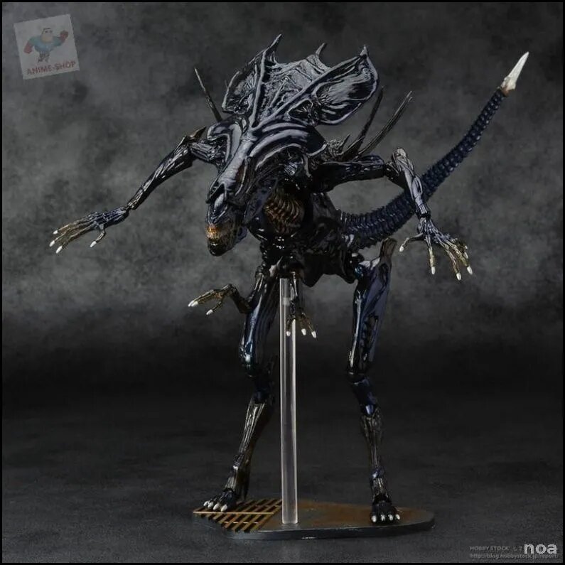 Фигурка NECA Alien Aliens Xenomorph Warrior Blue Predators Riple Фигурка NECA Модель Игрушка