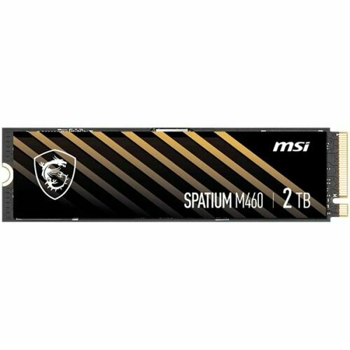MSI 2 ТБ Внутренний SSD-диск SPATIUM M460, M.2 (M460 4.0 NVME M.2 2TB HS)