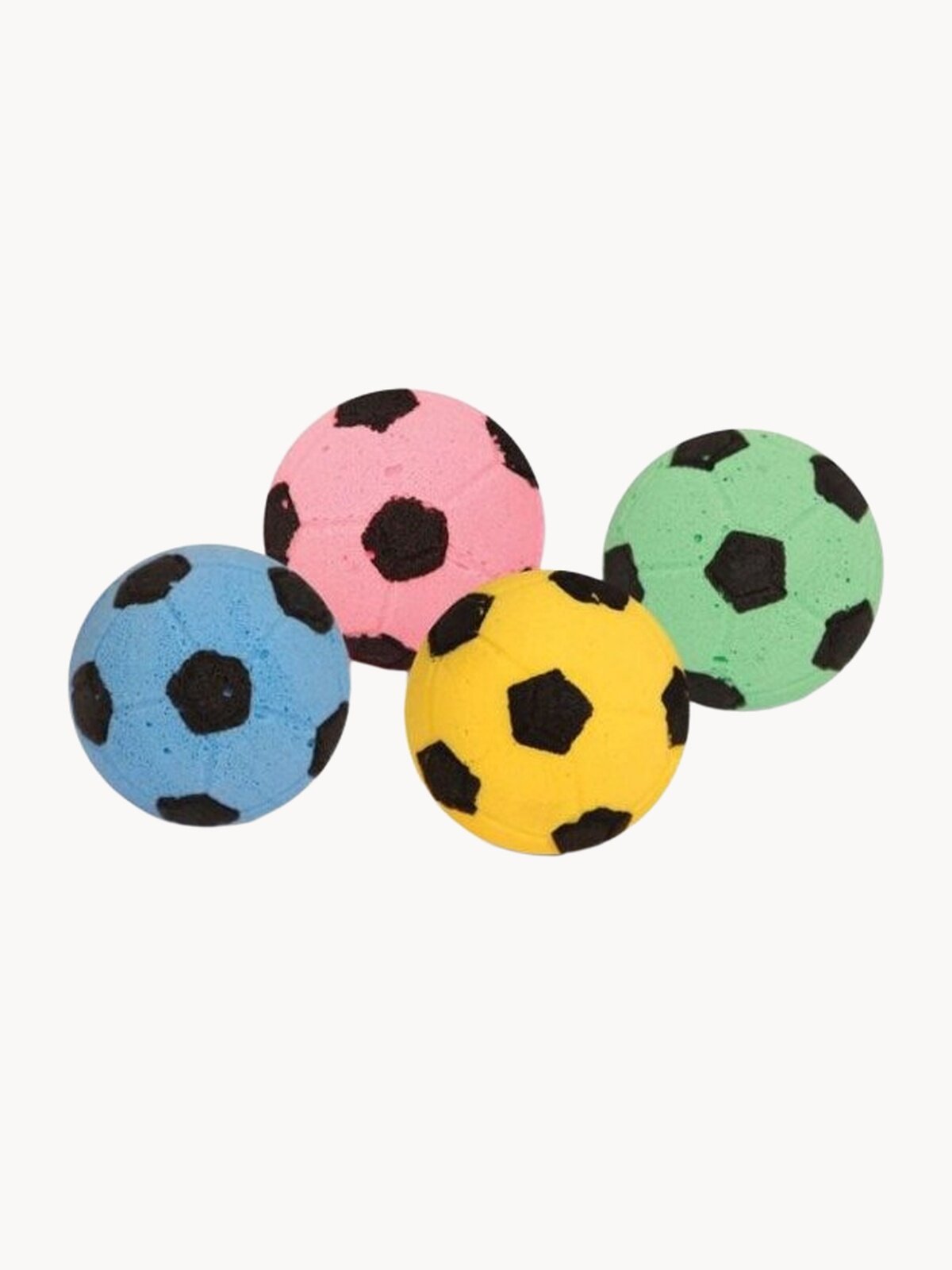 Игрушка для кошек Triol "Мяч футбольный", d40мм (уп.4шт.)