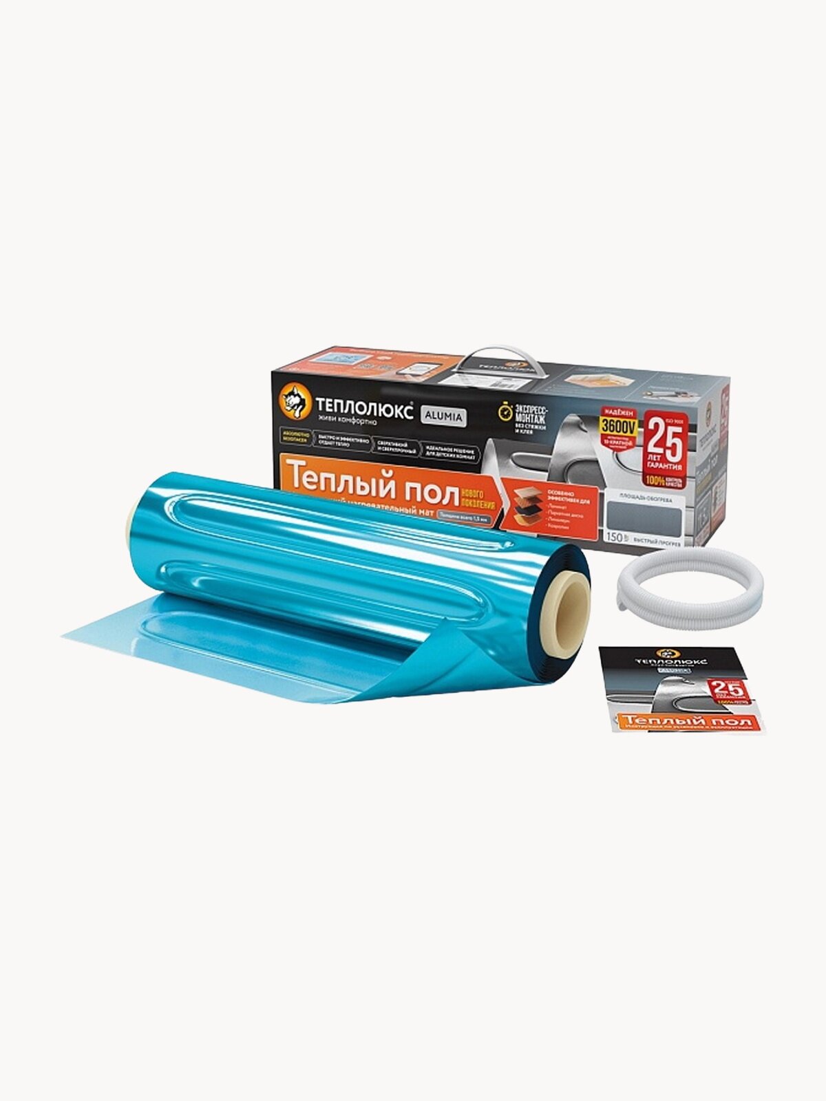 Теплый пол. Мат нагревательный "Теплолюкс" Alumia 900 Вт/6,0 кв. м