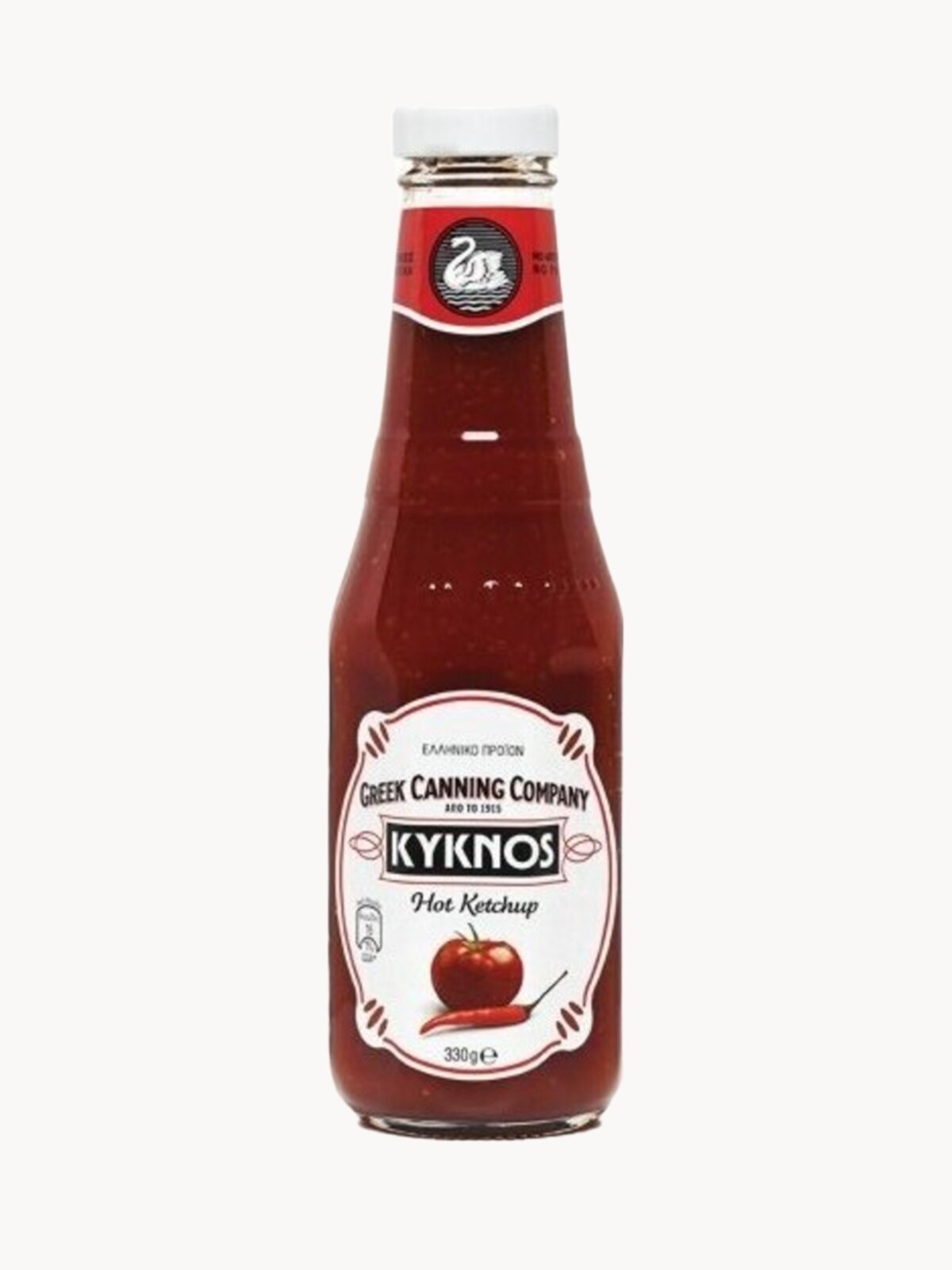 Кетчуп Kyknos томатный острый 330 мл
