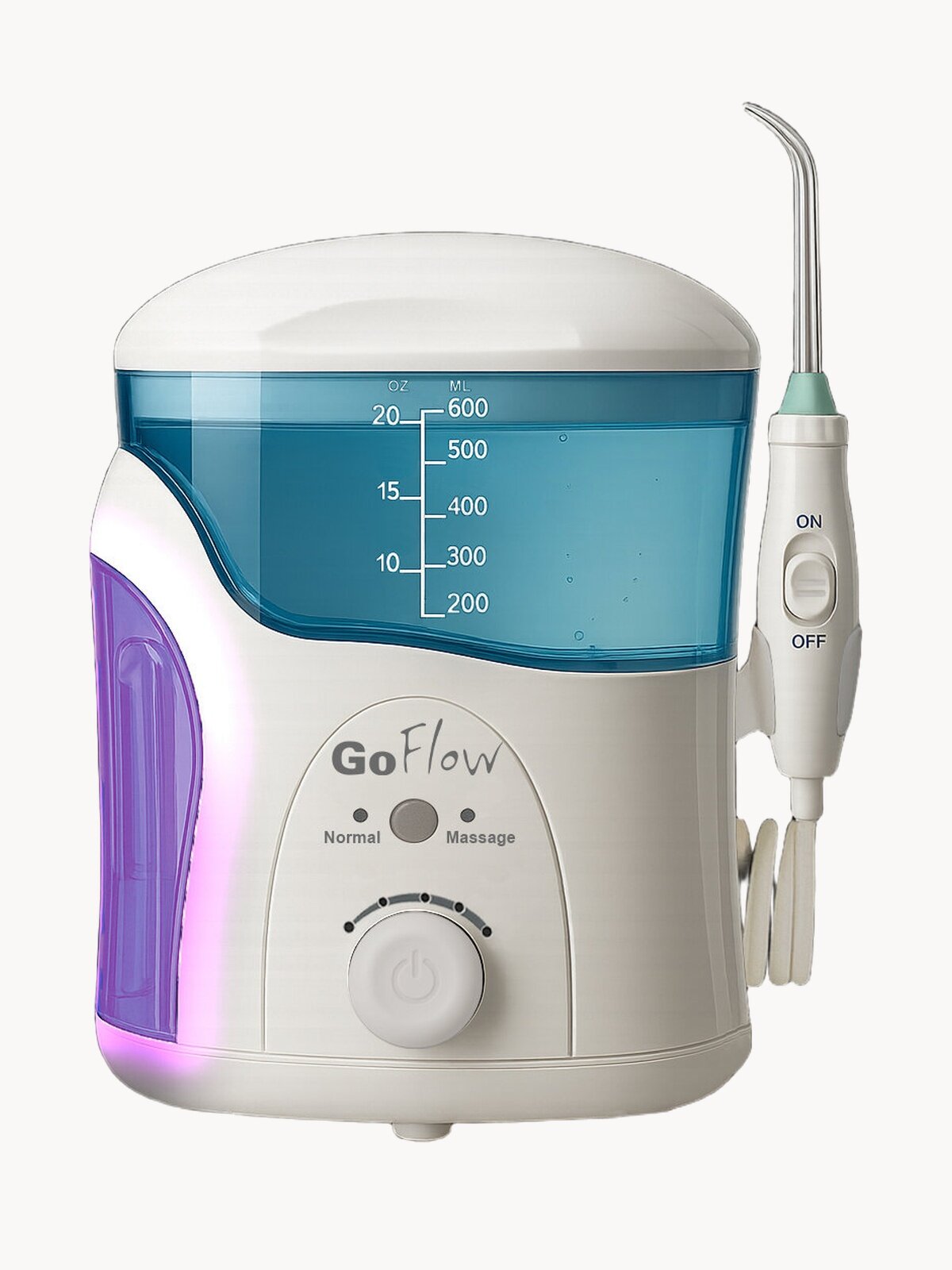 Ирригатор стационарный GoFlow 288UV с обеззараживающей UV лампой +Массаж десны, 18-режимов, Бачок 600мл,9 насадок,210-890кПа, премиальная гарантия