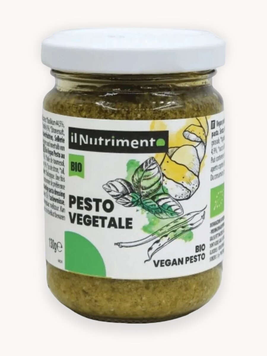 Соус овощной Песто без сыра, Gluten Free 130 гр.