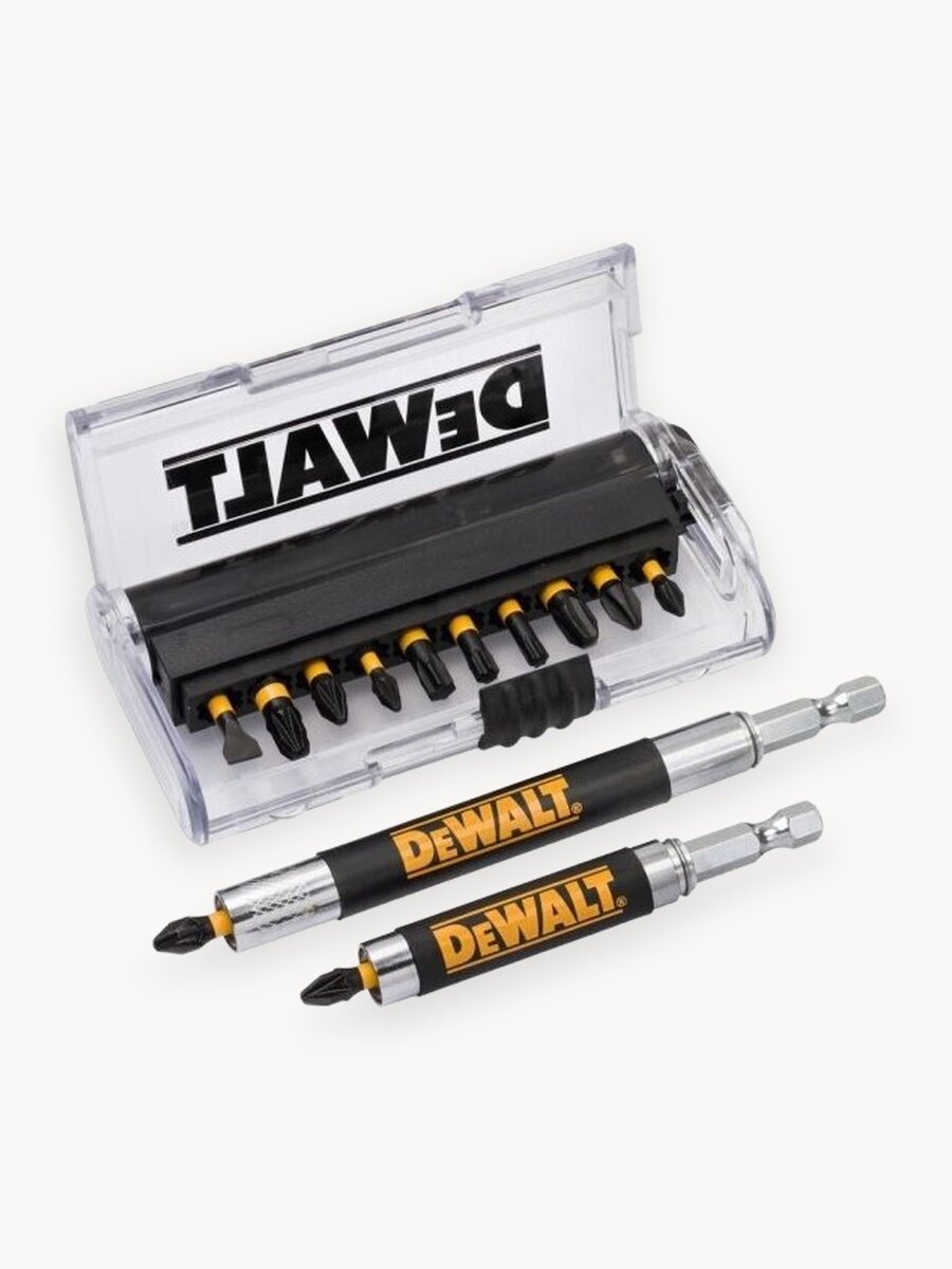 Биты с держателем в футляре Dewalt DT70512T