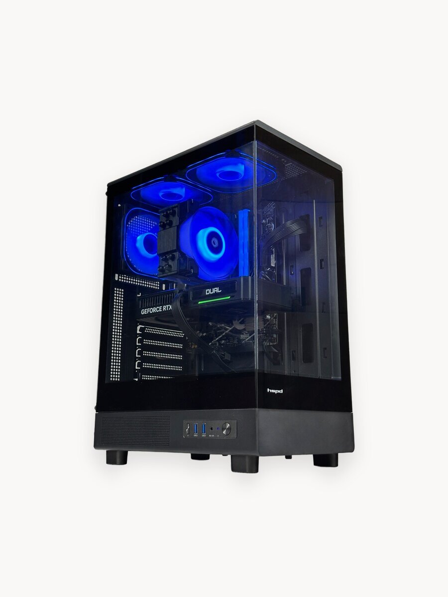 Игровой компьютер Roo24 i5-12400f, RTX5060, 16Gb DDR4, SSD 500Gb