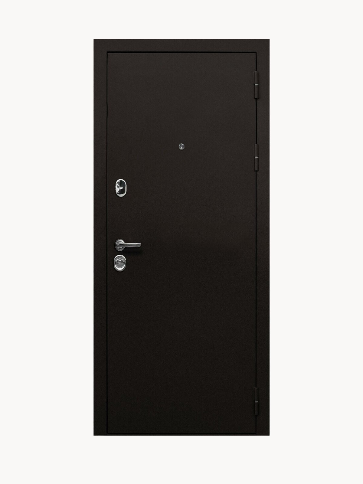 Входная дверь металлическая 9 см Белый клен МП 2050х960 Правая