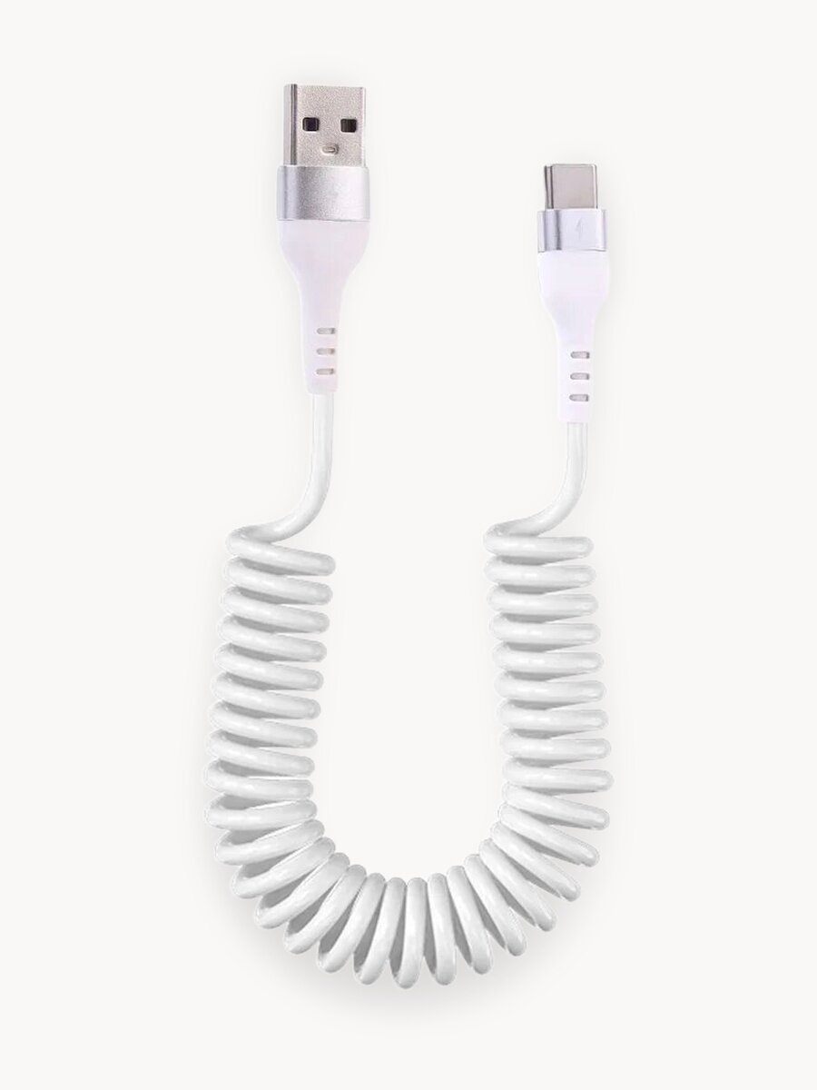 Кабель usb type c; Автомобильный витой кабель USB - TYPE C/ , Кабель для мобильных устройств USB 2.0 Type-C, витой кабель usb type c