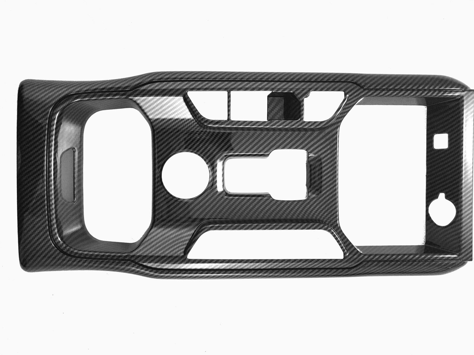 Углеродное волокно Паттерн Центральный консоль Сдвиг Пластина для Haval Dog II и Manglong 2023, 1-шт. набор, без