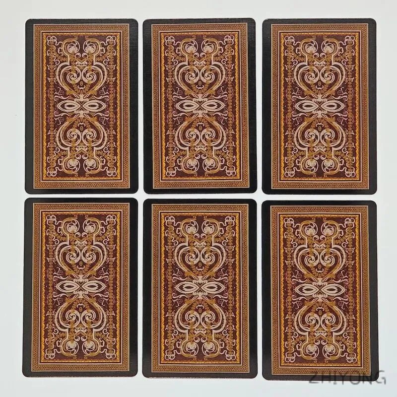 Колода Таро Gypsy Oracle Cards, 52 карты, Классический формат, Оранжевый, Салатовый, Английский — фото 1