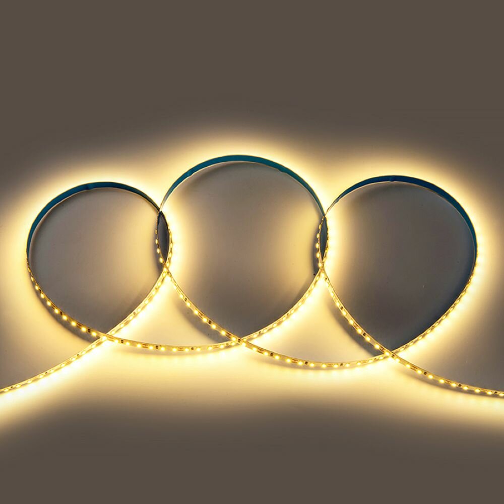 General Lighting Systems Лента светодиодная GLS-2835-120-9.6-12-IP20-3 3000К-тепло-белый свет 120диод/м 9,6Вт/м 12В IP20 катушка 50м 501060