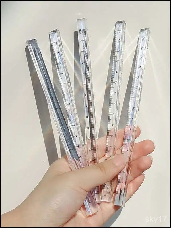 15cm / 20cm Треугольник для студентов Прозрачная линейка