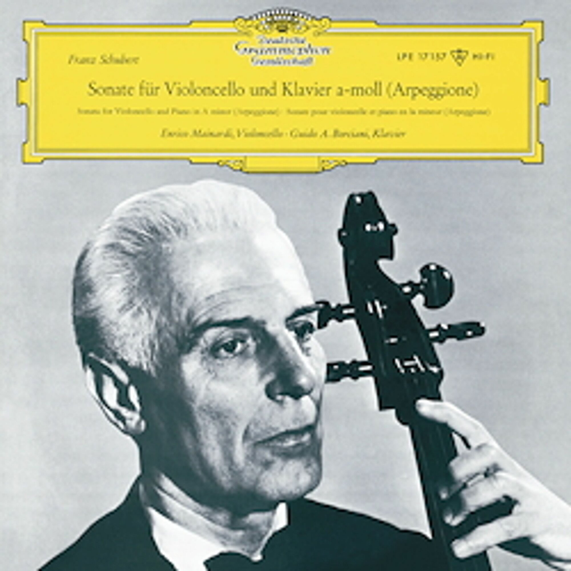 Виниловая пластинка Enrico Mainardi - Schubert: Arpeggione Sonata In A minor (LP) 2019
