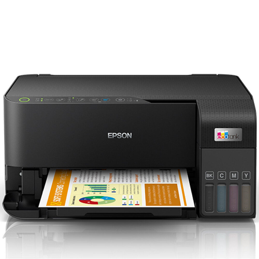МФУ 3в1 Epson EcoTank L3550: цветной струйный принтер с СНПЧ и Wi-Fi, надежный принтер для компьютера