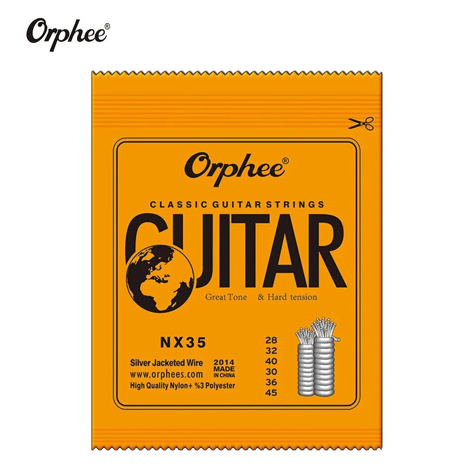 Струны для классической гитары Orphee NX35