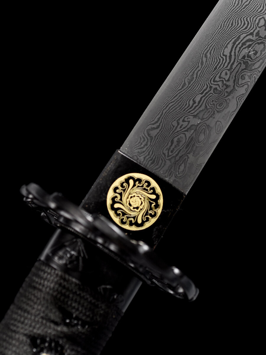 Катана, катана Металлическая, Ценные сувениры, Ручная ковка, ретро, Дамасская сталь,103cm