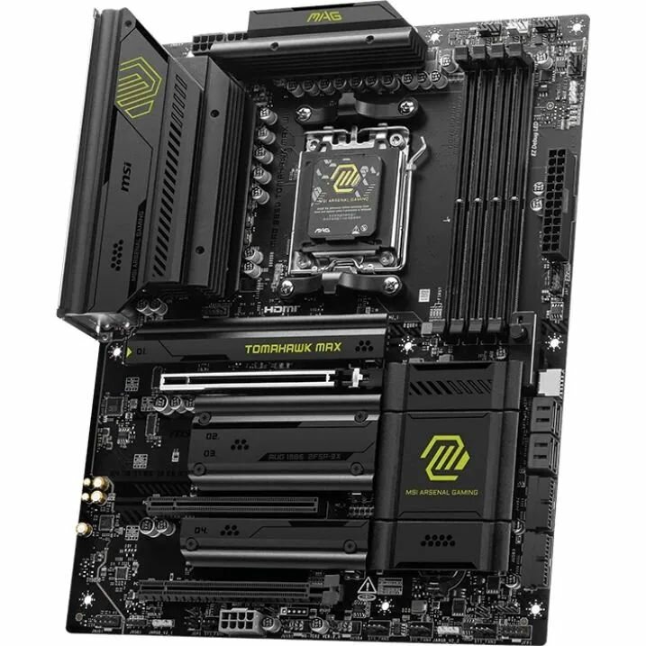 MSI MAG B850 TOMAHAWK MAX WIFI материнская плата AM5 DDR5 5xM.2 PCIe 5.0 Wi-Fi 7