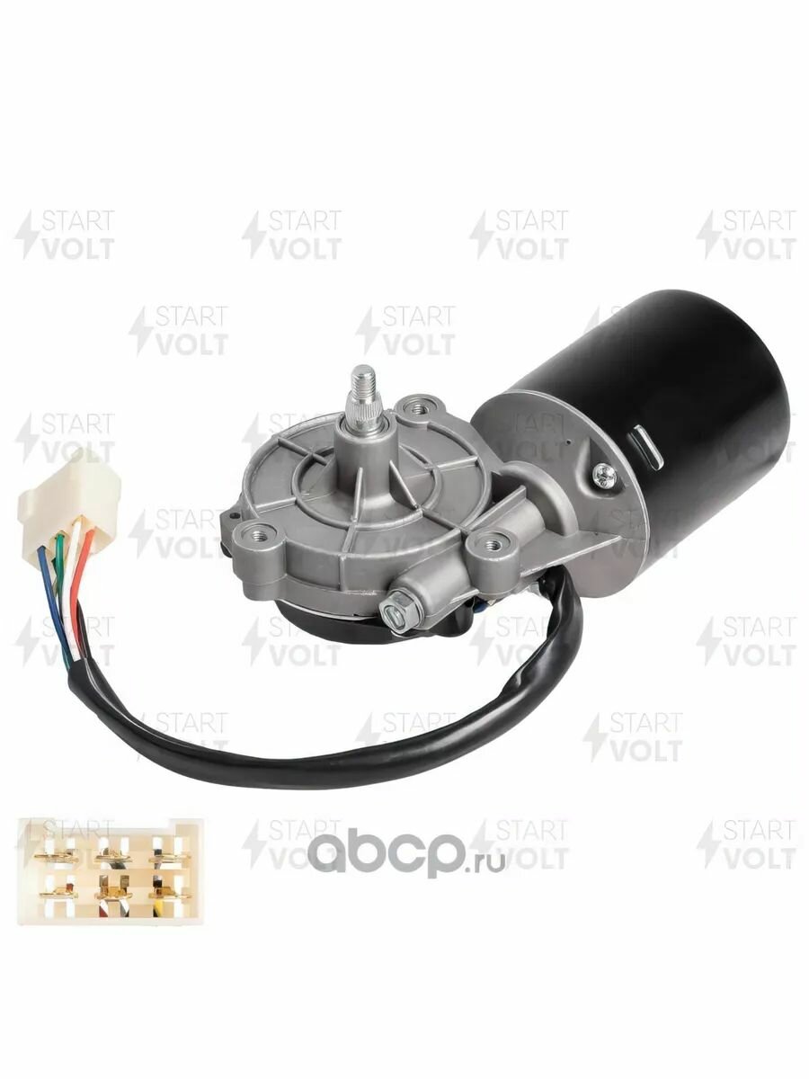 Мотор стеклоочистителя. Артикул Volkswagen F0108 Производитель STARTVOLT. Lada 2108 2109 2113 2114 2115 84-