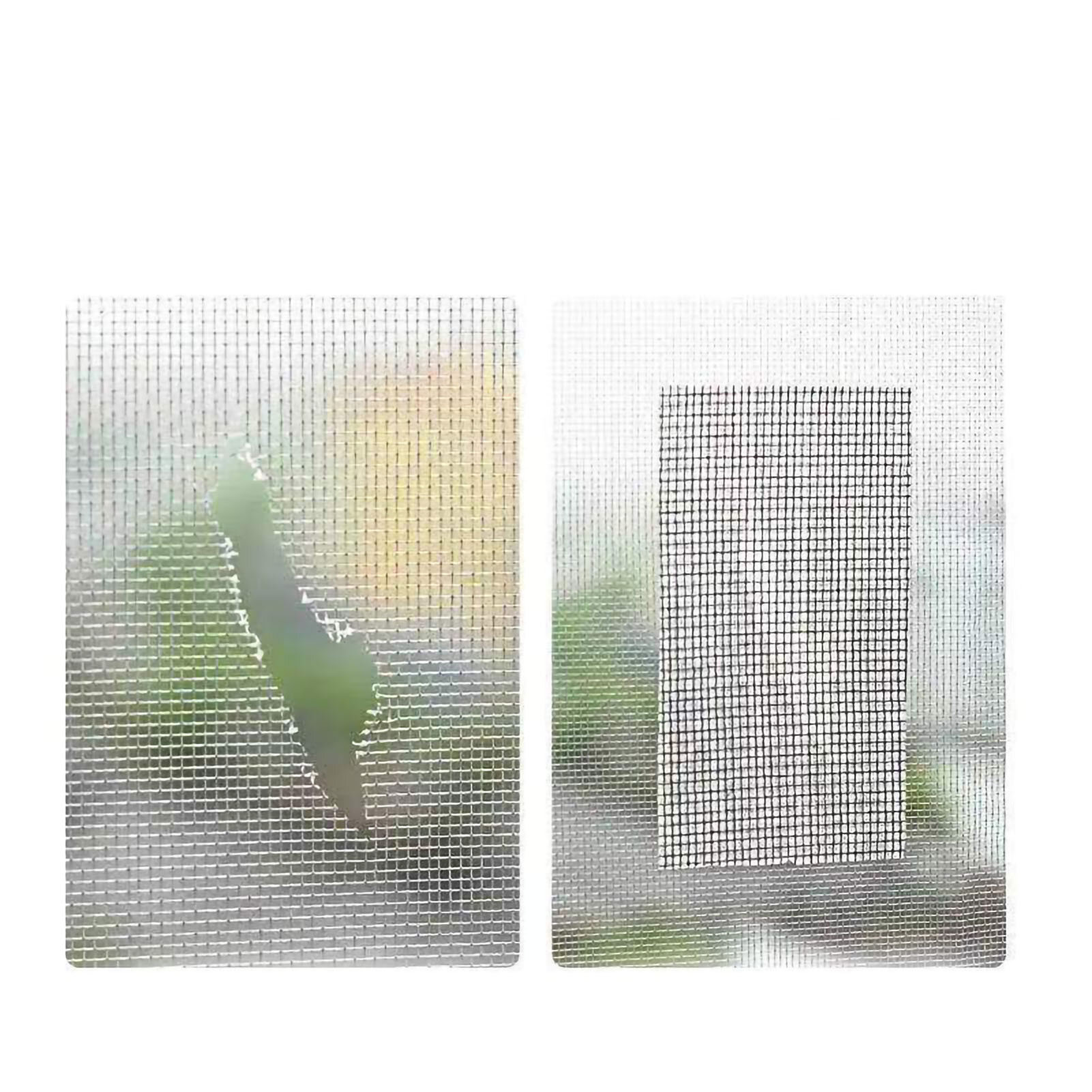 Ремонт оконной сетки, самоклеящаяся тонкая сетчатая лента для заполнения отверстий, ремонт сетки для средства от комаров, 5 см x 2 м/2,0x78,7 дюйма, серая