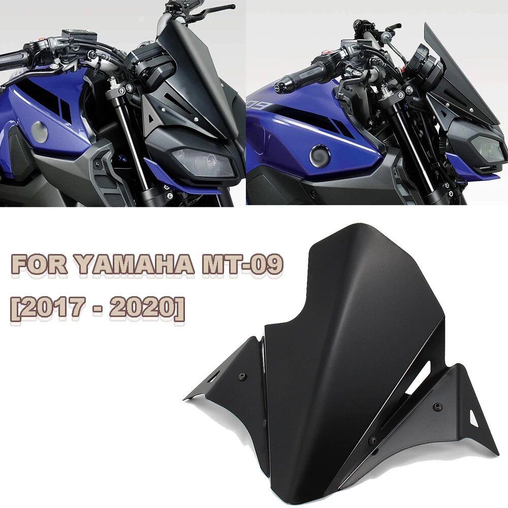 2017-2020 для YAMAHA MT-09 MT09, аксессуары для мотоциклов, переднее лобовое стекло, ветровой дефлектор, воздушный поток