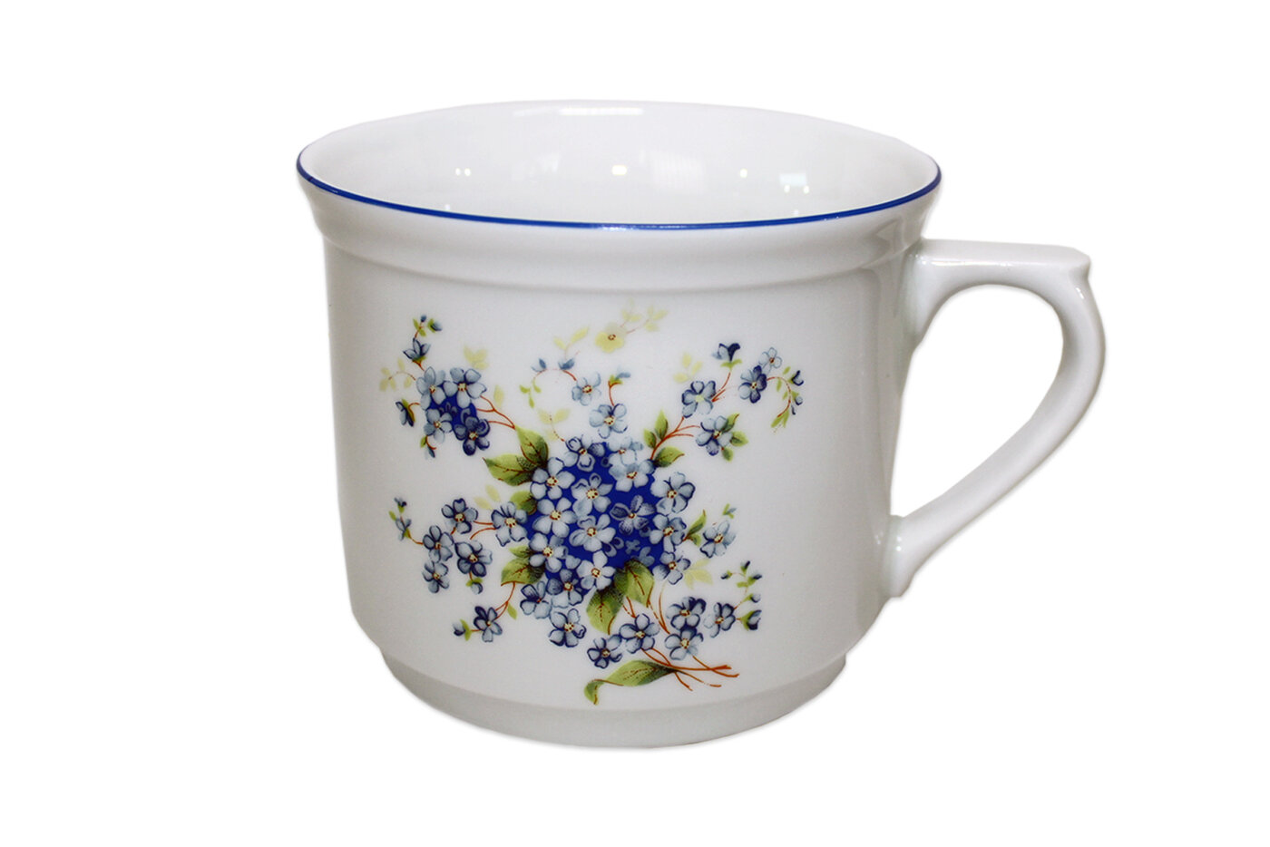 Кружка 27/I "МАГ" 630 мл, декор "Букет незабудок"