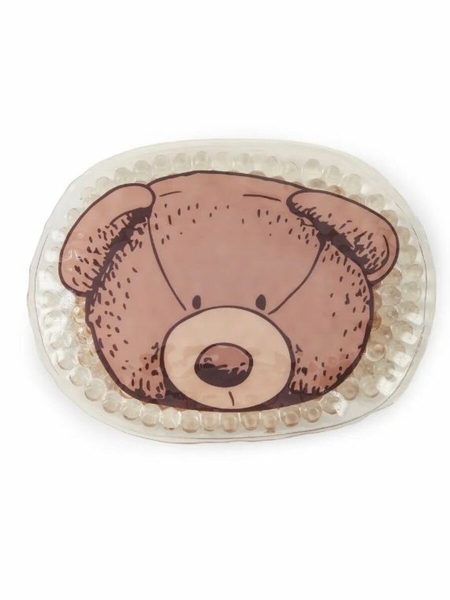 Грелка антиколиковая Мишка с гелевым наполнителем, нагревает и охлаждает