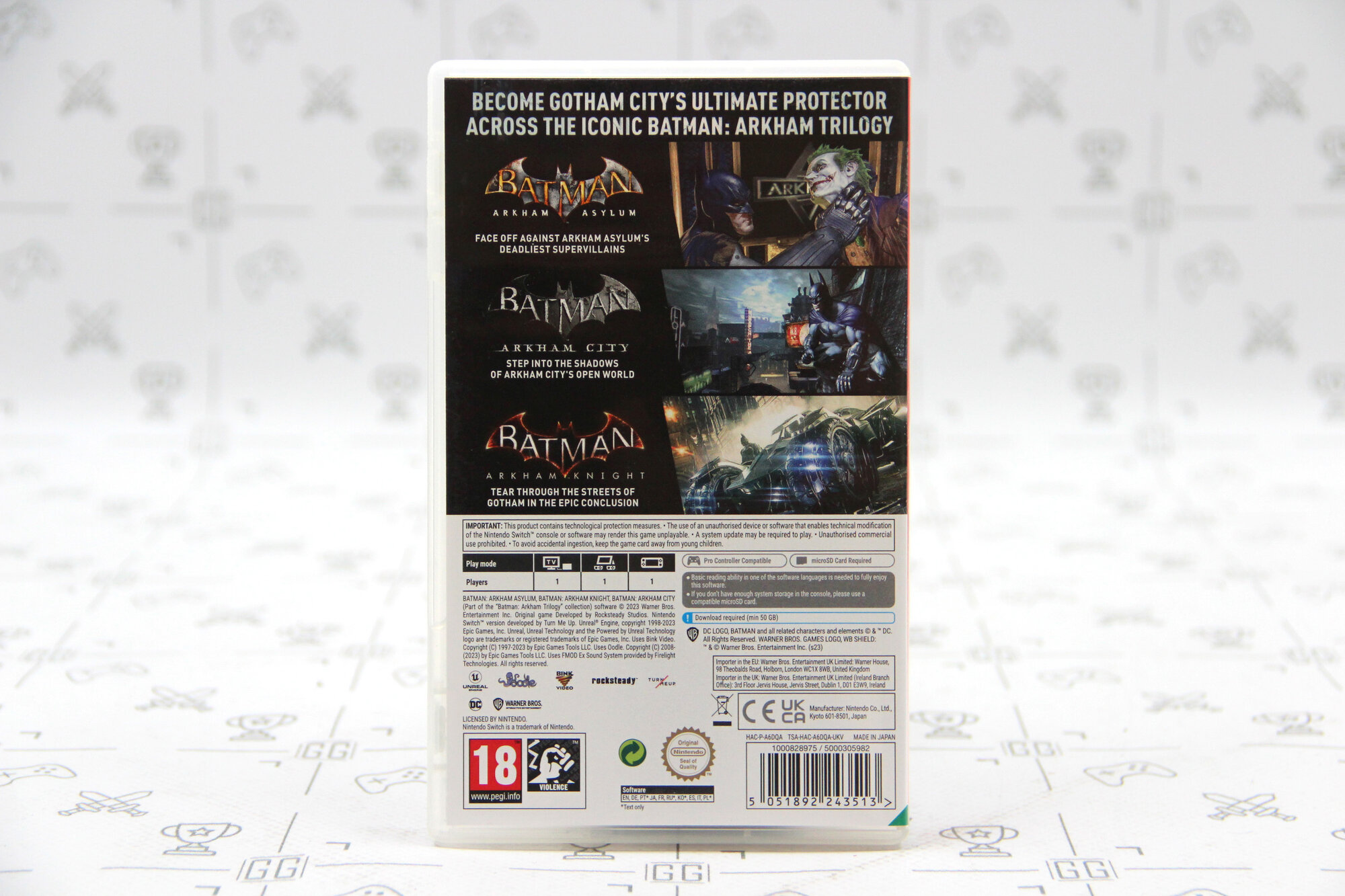 Batman Arkham Trilogy (Nintendo Switch, RU) — фото 1