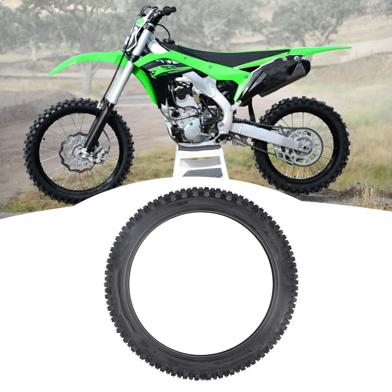 70/100-17 дюймов резиновая камера для покрышек сменный аксессуар для Pit Pro Trail Dirt Bike