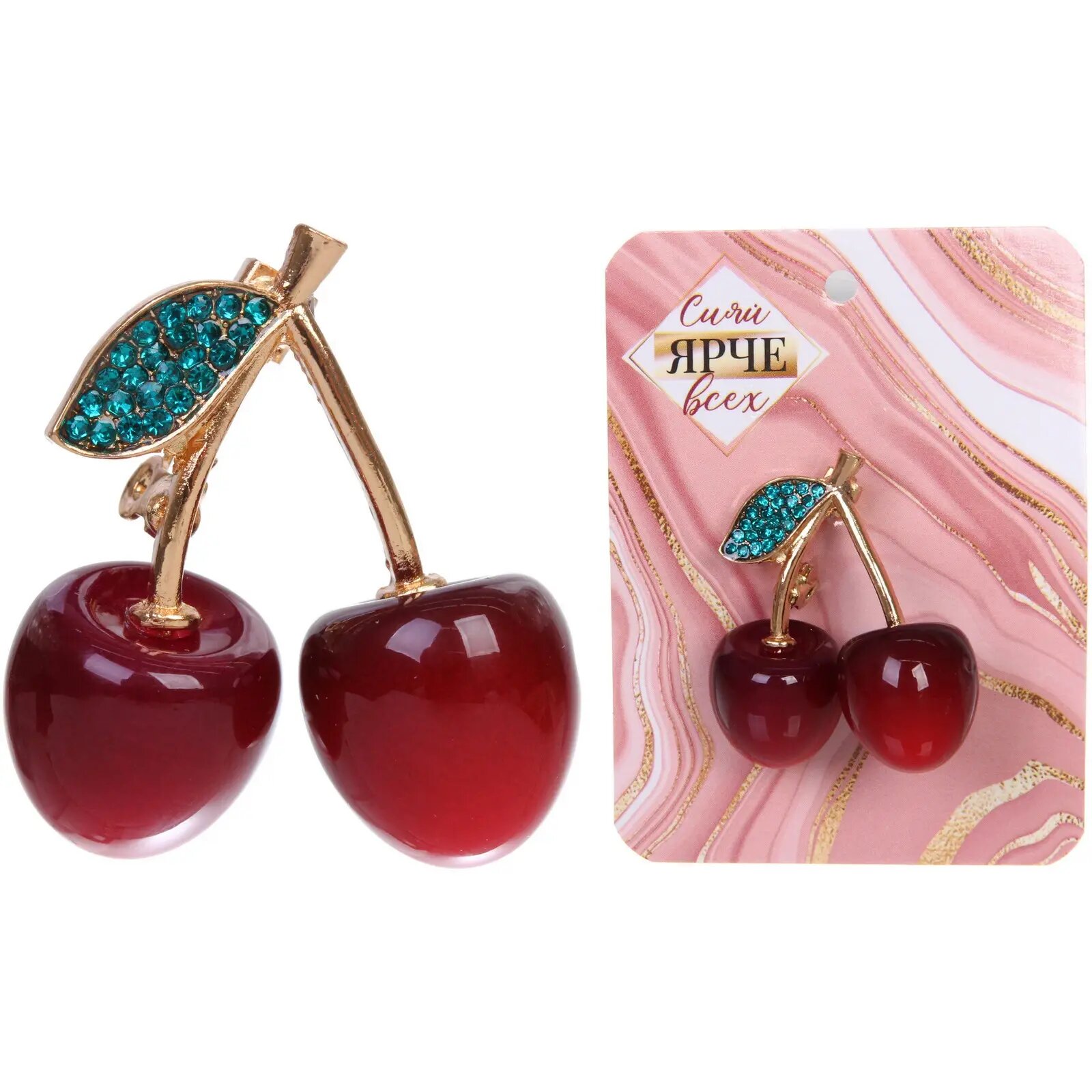 Брошь, стразы, кристалл