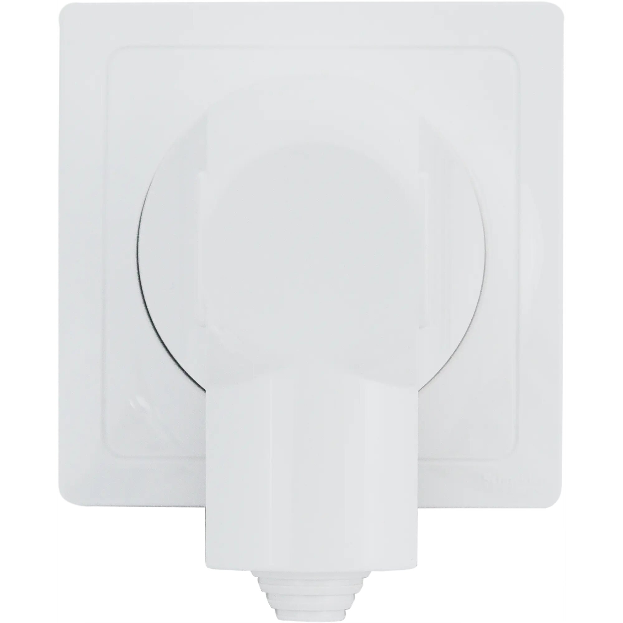 Systeme Electric W59 комплект силовой накладнойрозетка, вилка и монтажная коробка, белый