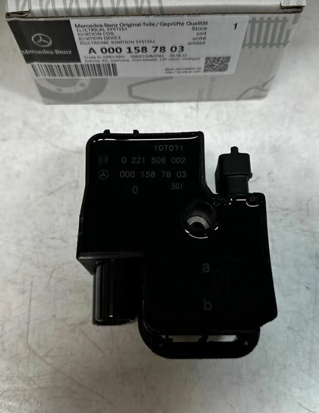 Mercedes катушка зажигания арт. a0001587803, 1 шт.