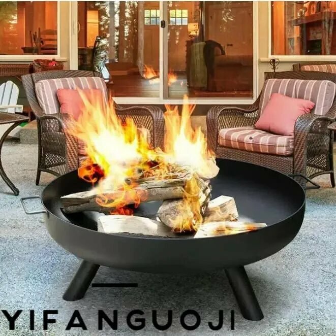 KNOW EASY-костровая яма костер Металл 58 см Подходит для садов и терраса