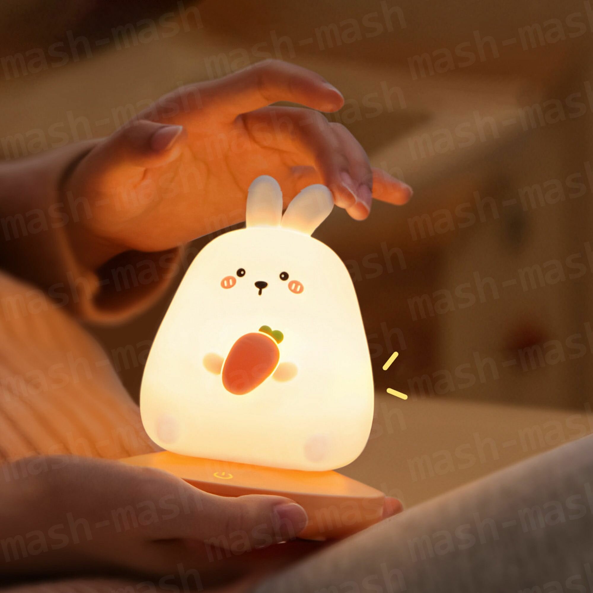 Ночник "Груша", 10 уровней яркости, USB-подключение, 3D-проекция, мягкий силикон — фото 1
