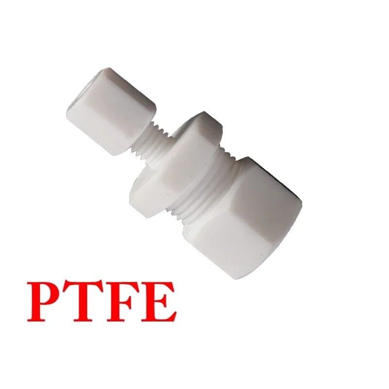 Компрессионный фитинг-муфта птфэ 2-19 мм 1l4 Inch 6.35mm, 2mm
