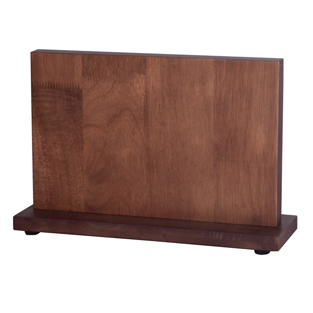 Деревянный Магнитный Держатель Ножа Двухсторонний Блок Кухонных Ножей с Мощным Магнитом Блок Органайзера Ножей Большой Емкости