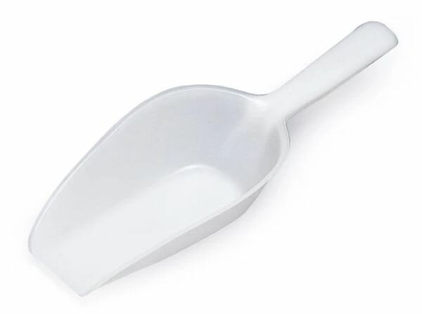 Совок для сыпучих продуктов 512мл, материал полипропилен, цвет белый