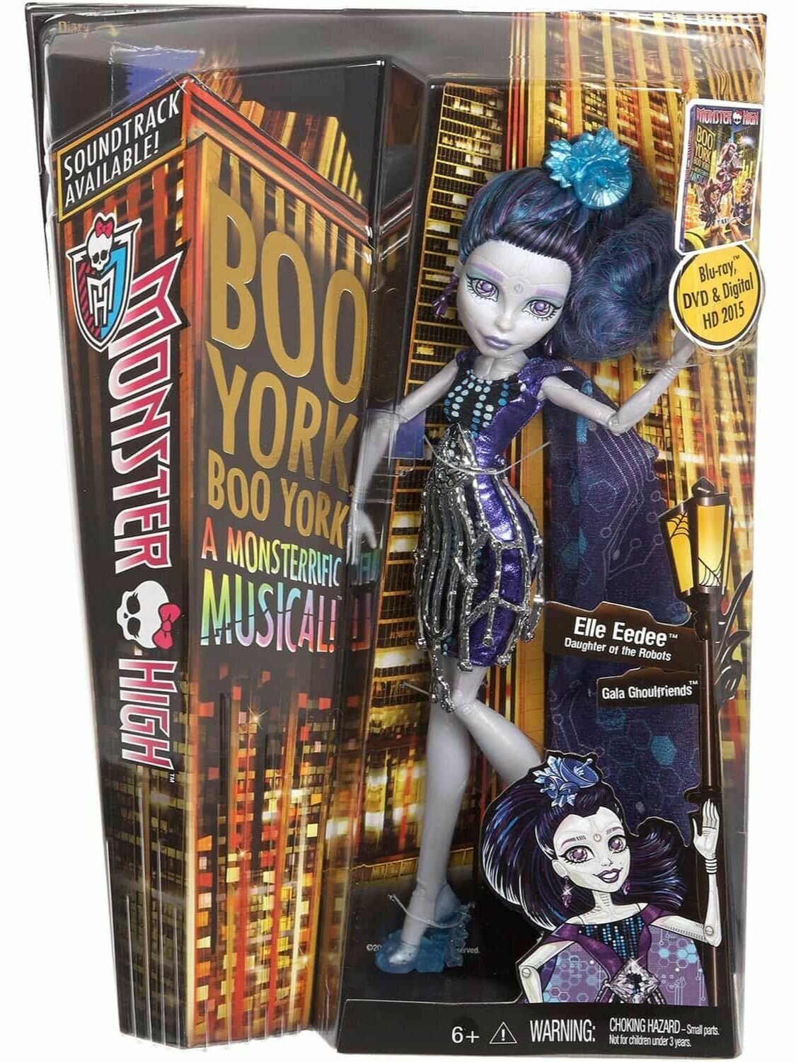 Кукла Monster High Эль Иди Бу Йорк, Бу Йорк: Монстрический мюзикл Монстер Хай Elle Eedee