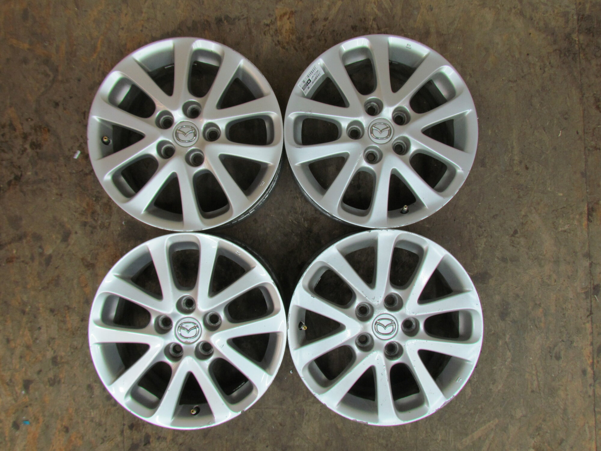 Комплект колесных дисков Mazda R16 6.5J ET52.5 5*114.3 DIA67.1 (реплика) 0026787