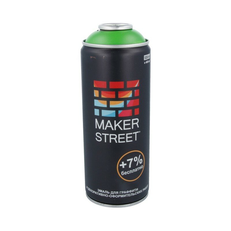 Эмаль для граффити "MAKERSTREET" MS400 400 мл 610 Весенняя зелень