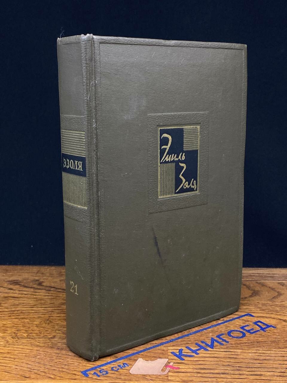 Книга. Эмиль Золя. Собрание сочинений в 26 томах. Том 21 1966 (2043981324916)