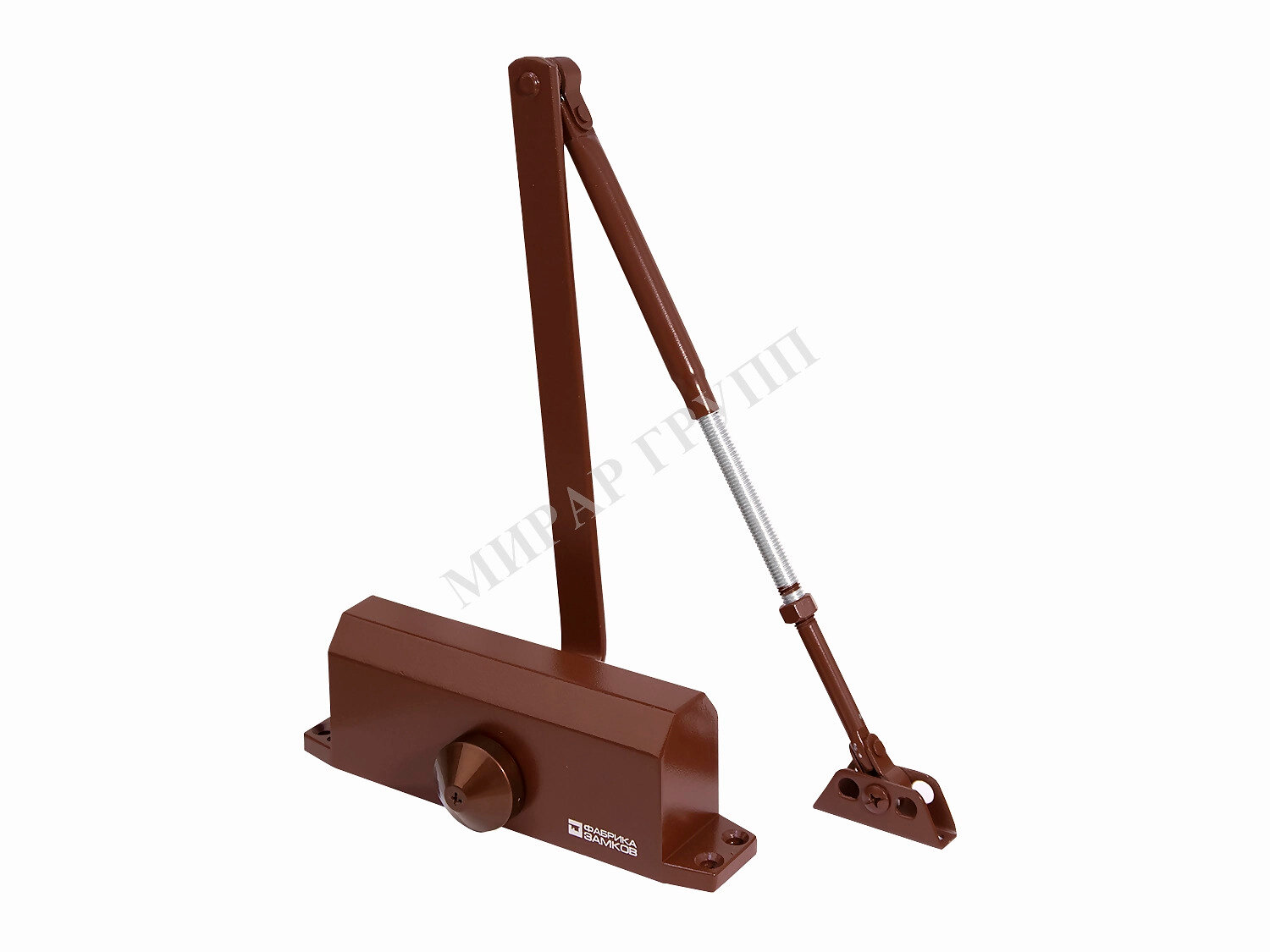 Доводчик Фабрика замков 60-90 коричневый