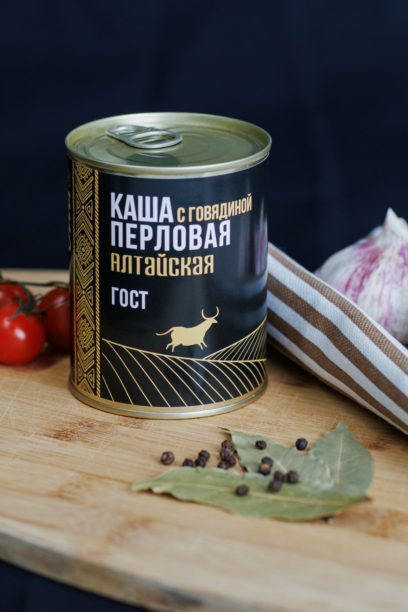 Каша перловая с говядиной ГОСТ 340 г