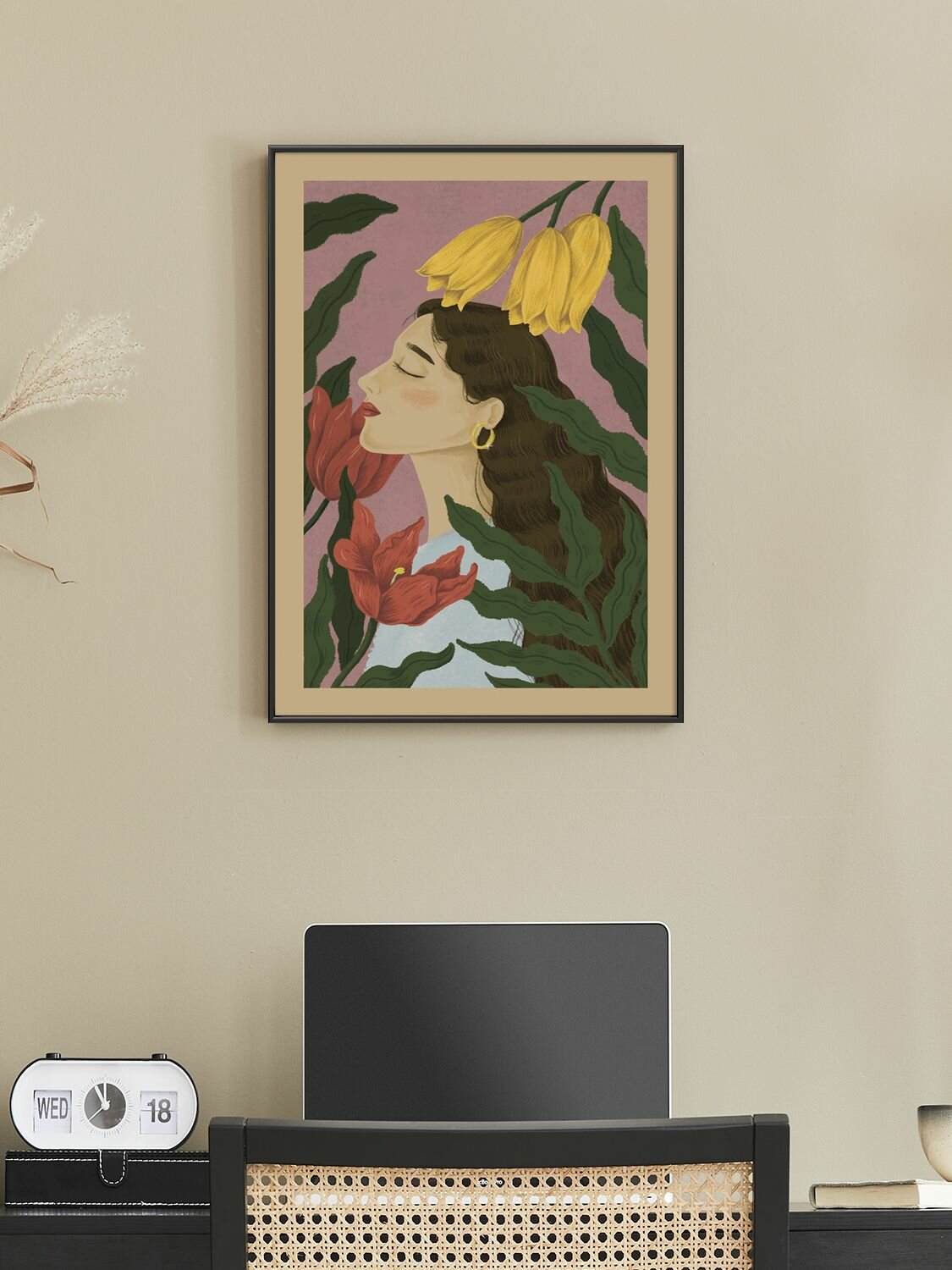 Постер 30х40 в рамке Postermarkt Арт Девушка — фото 1