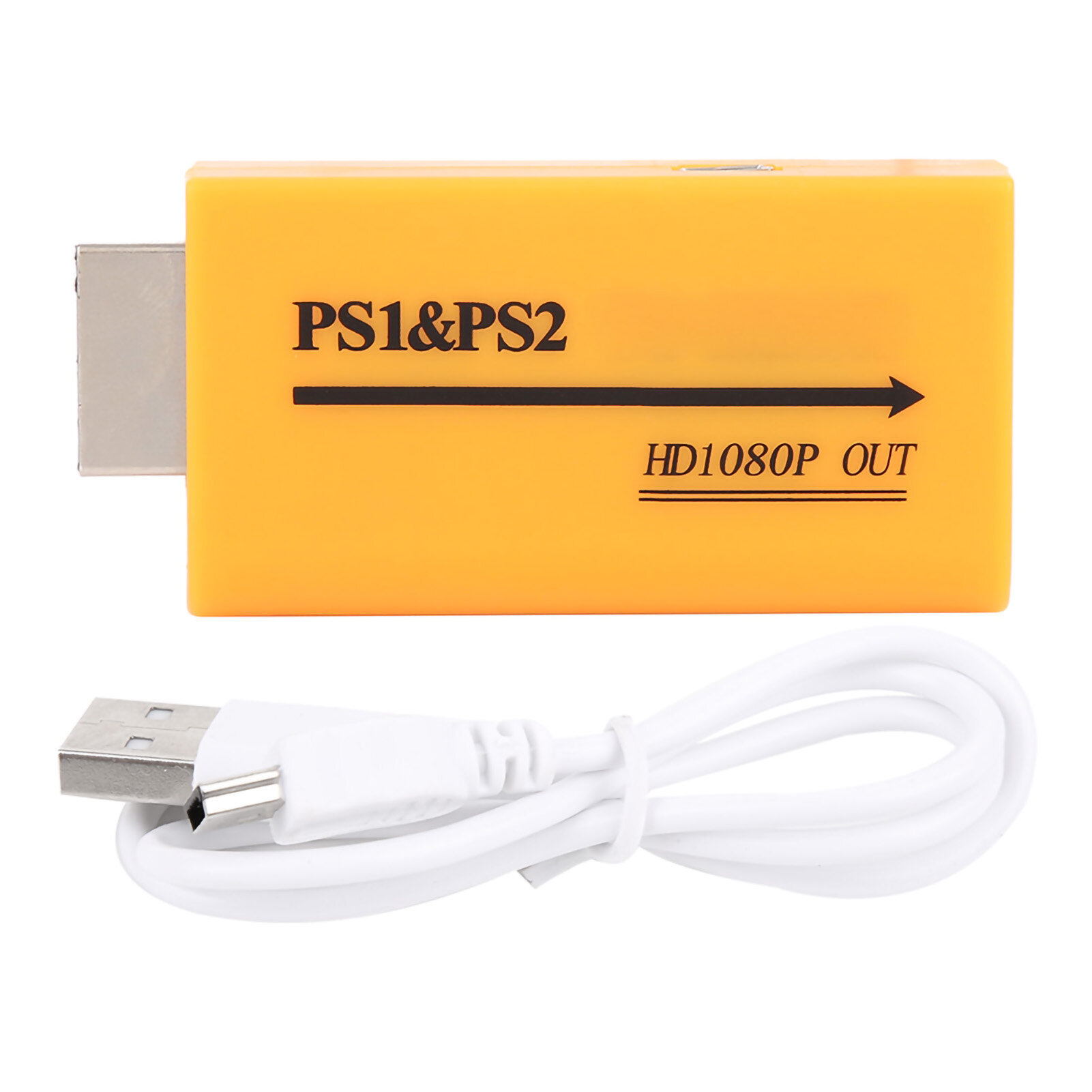 Видеоконвертер PS1/PS2 в HDMI, композитный выход 7x3,5x1,5 см