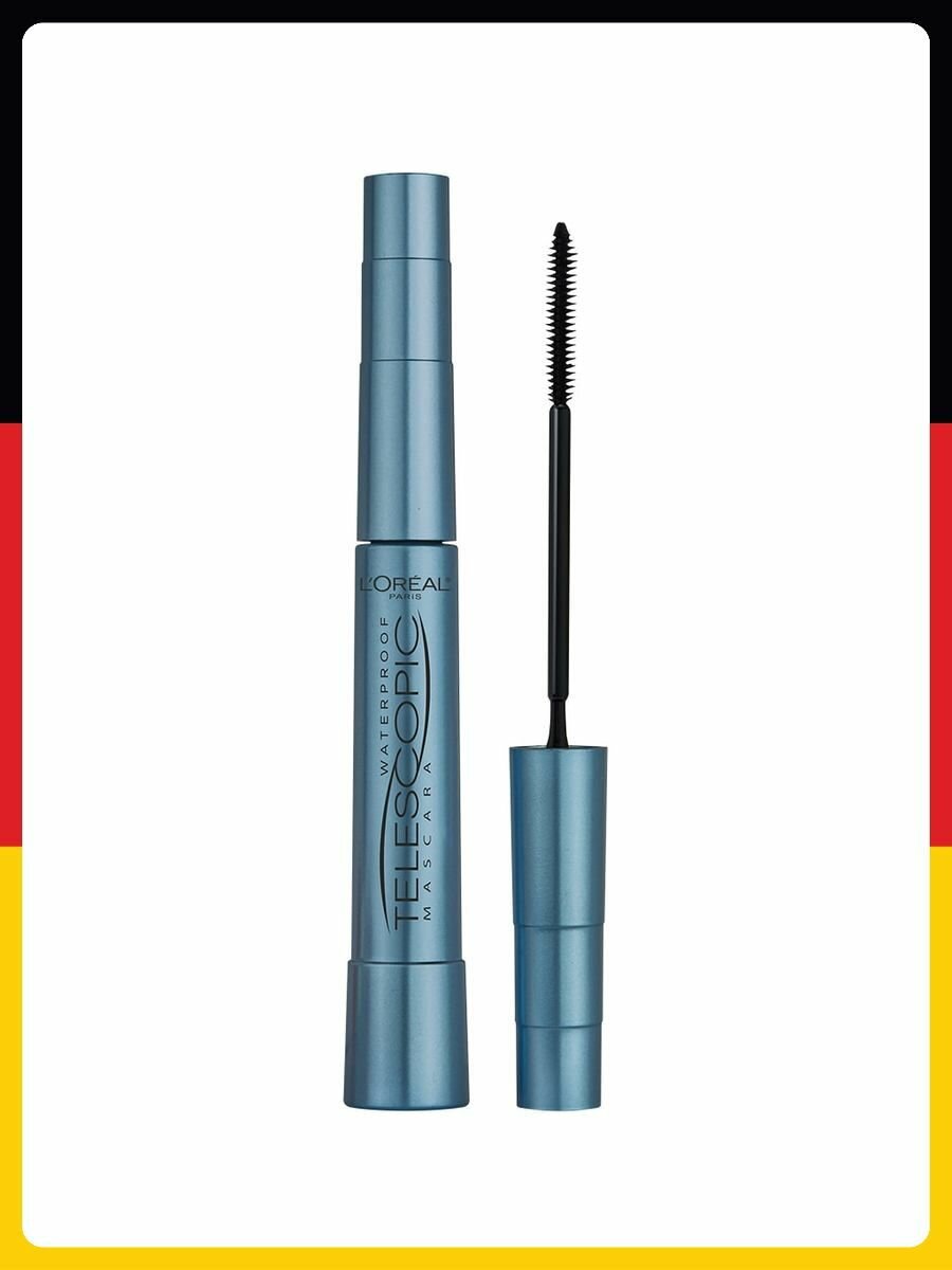 Водостойкая тушь для ресниц L'Oreal Paris Telescopic, 8 мл Черная